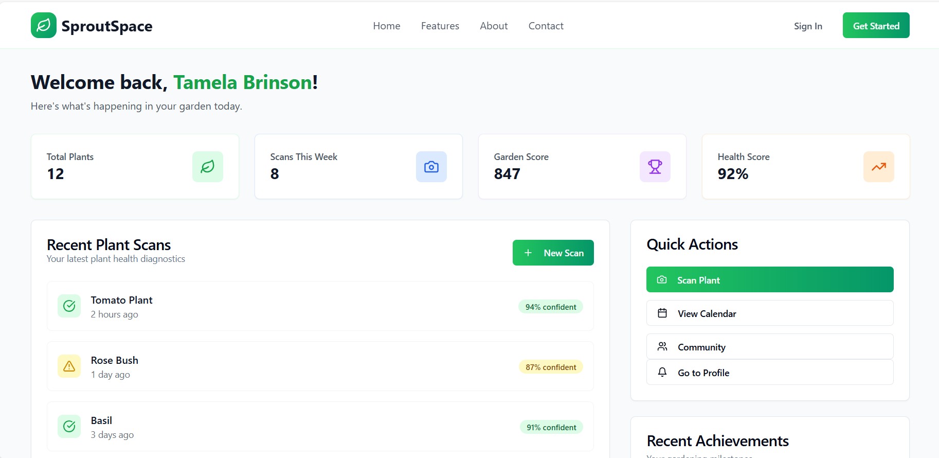 SproutSpace: AI Powered Plant Health Diagnostics | sproutspace